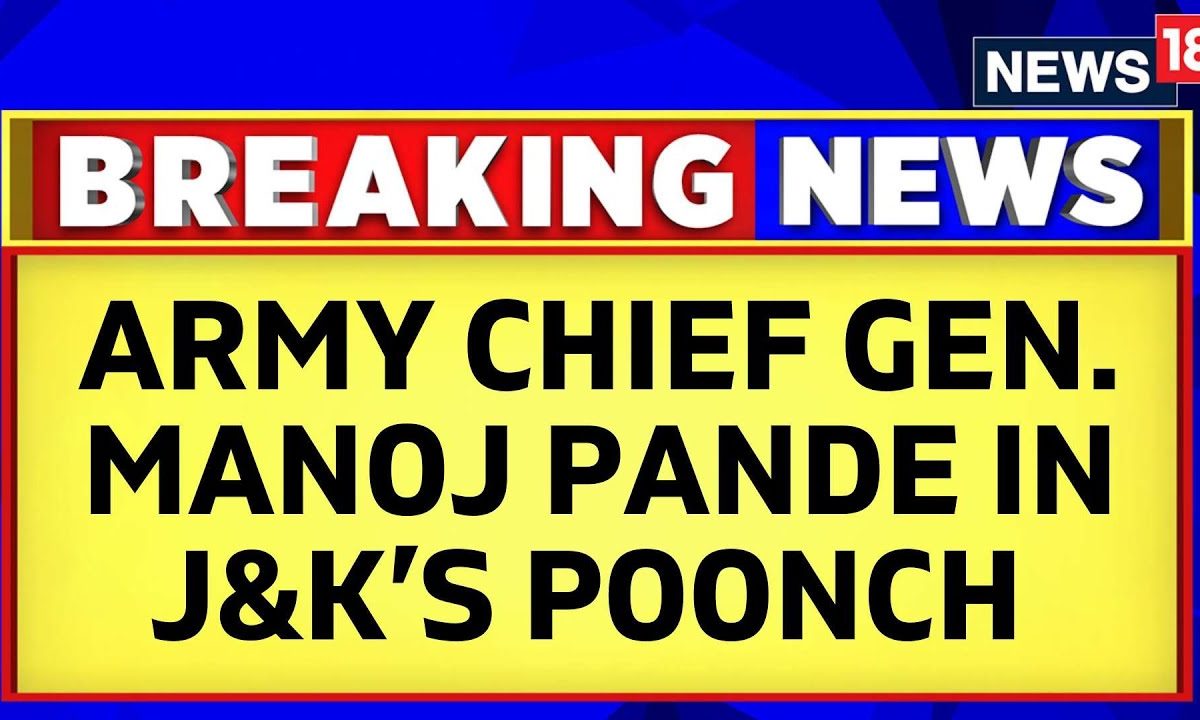 Army Chief General Manoj Pande Visits Jammu Kashmir's Poonch To Review ...