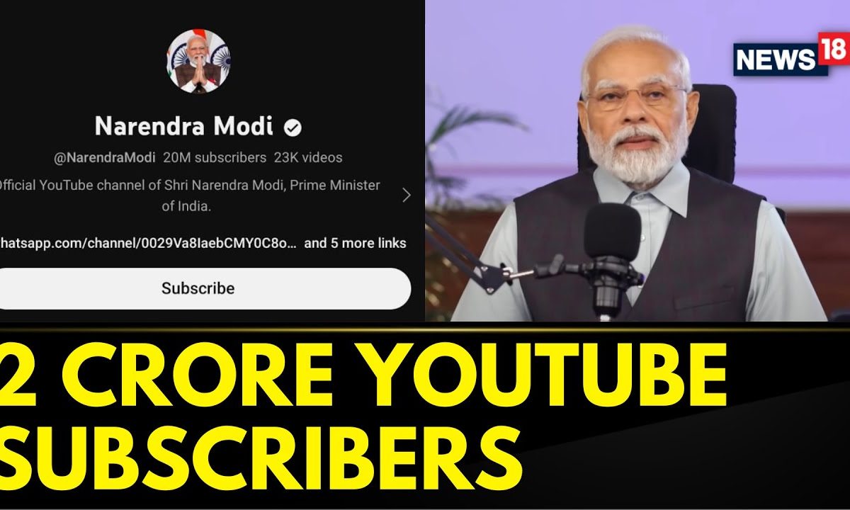 PM Narendra Modi Becomes First World Leader To Reach 2 Crore ...