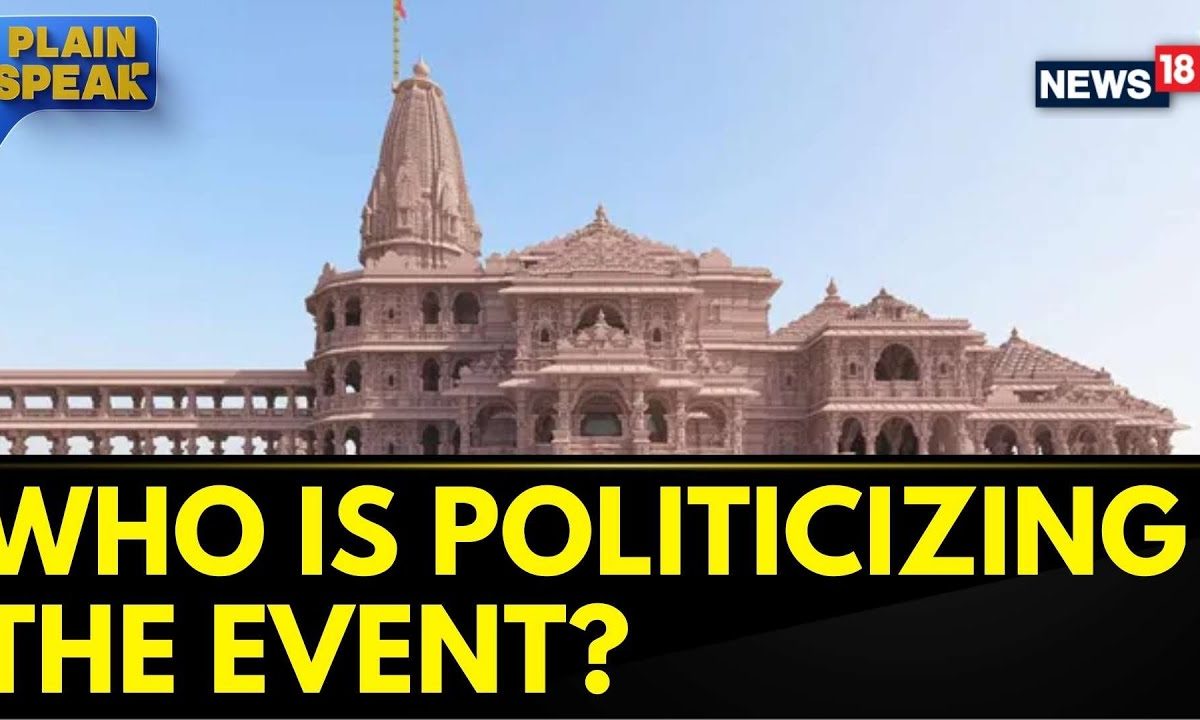 Ayodhya Ram Mandir | Political Debate Pver Ram Temple Consecration: Who ...