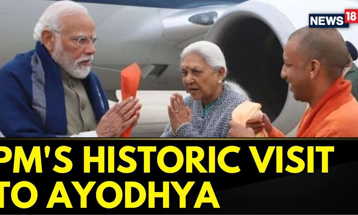 Ram Mandir Ayodhya | PM Narendra Modi's Historic Ayodhya Visit Begins | Ayodhya News | English ...