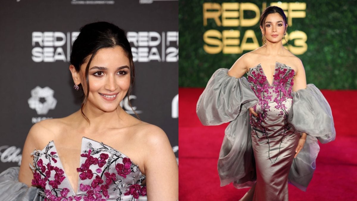Alia Bhatt Steals Hearts in a Sexy Grey Gown at the Red Sea Film ...