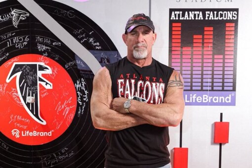 WATCH: Goldberg Comes Up With His Iconic Spear At An NFL Match - News18