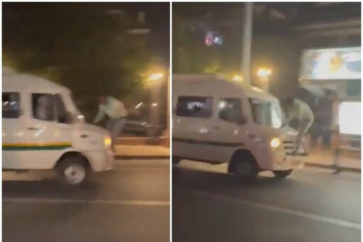 Delhi Road Rage: Man Hit by Minibus, Gets Carried on Bonnet For Several Metres; No One Injured ...