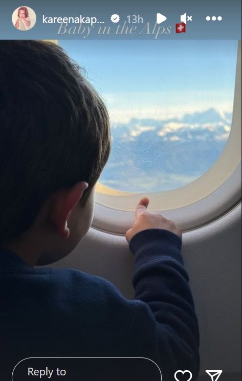 Kareena Kapoor Posts Jeh's Pic As Family Heads to Switzerland For New ...