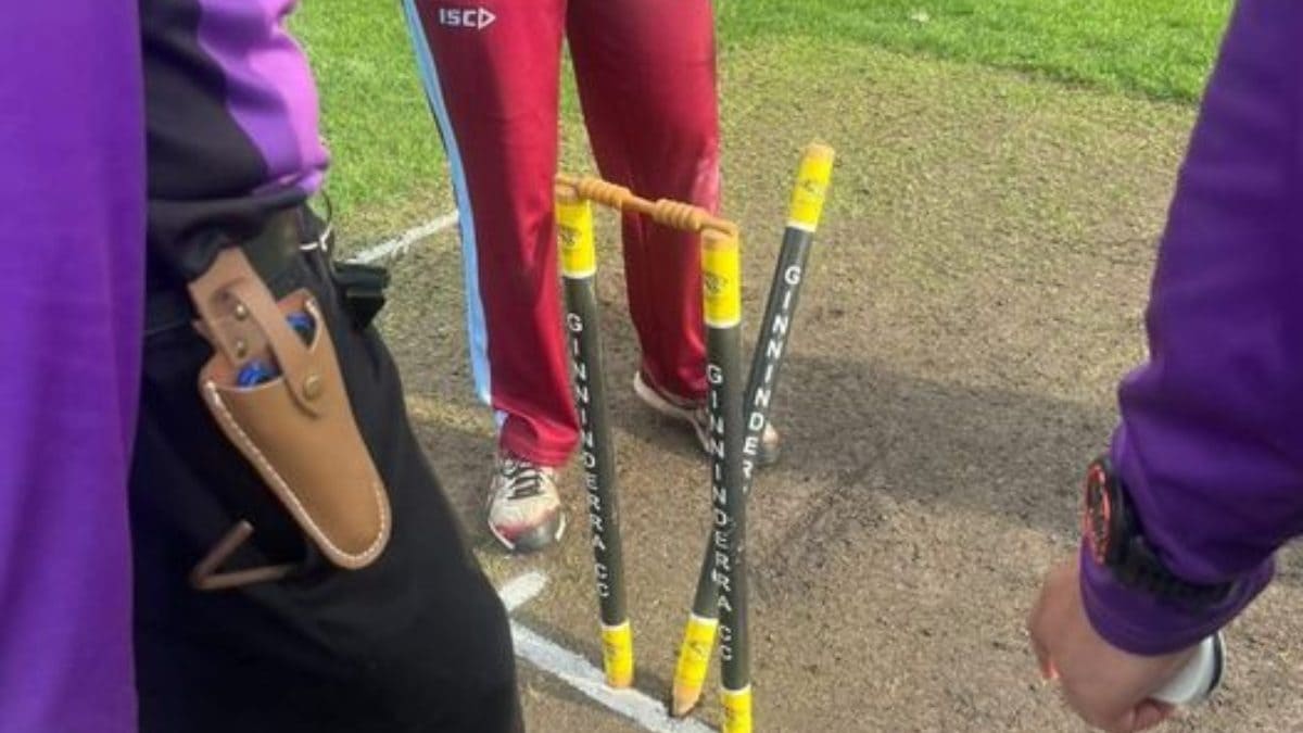 'Never Seen That Happen Before': Incredible Scenes as Stump Knocked ...