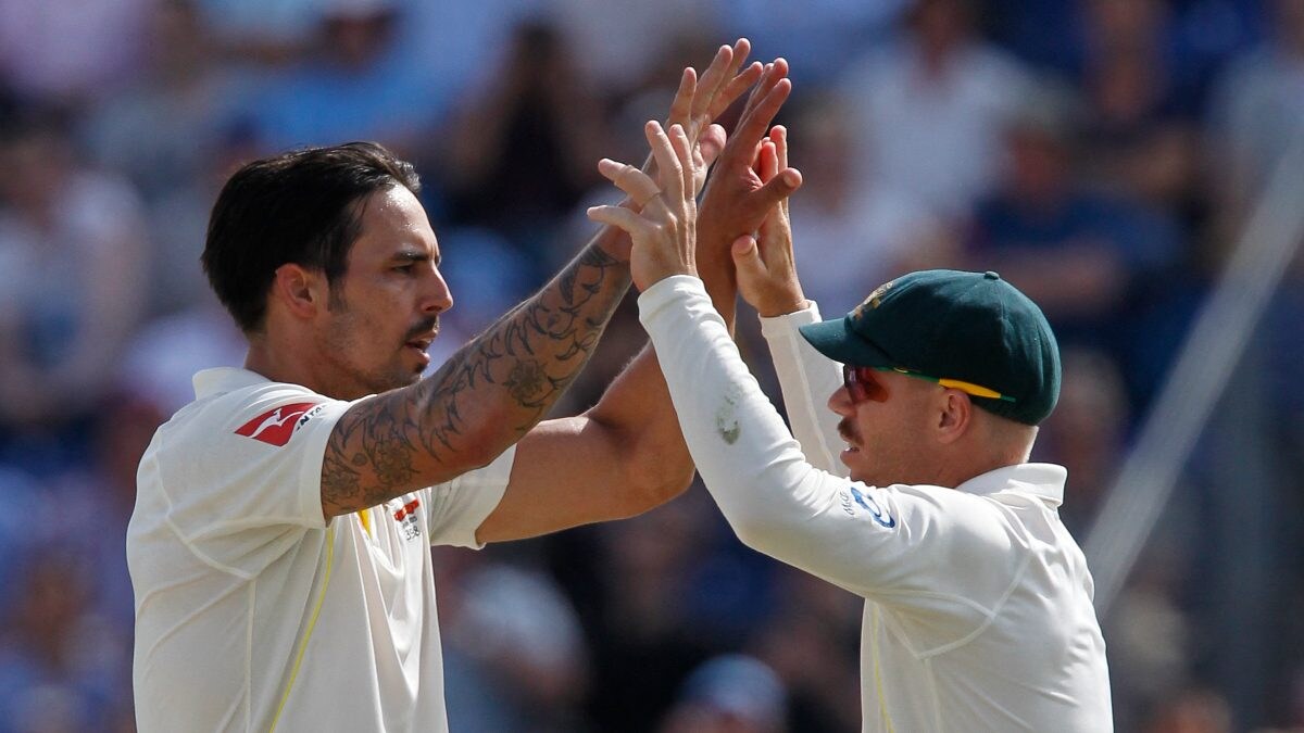Mitchell Johnson Reveals 'Pretty Bad' Text From David Warner Triggered ...