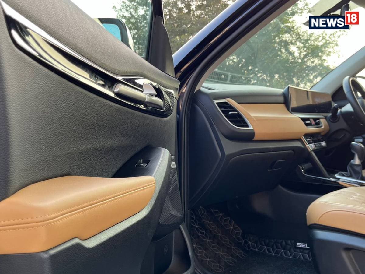 Kia Seltos Facelift HTX Plus IMT in Pics: See Design, Interior ...