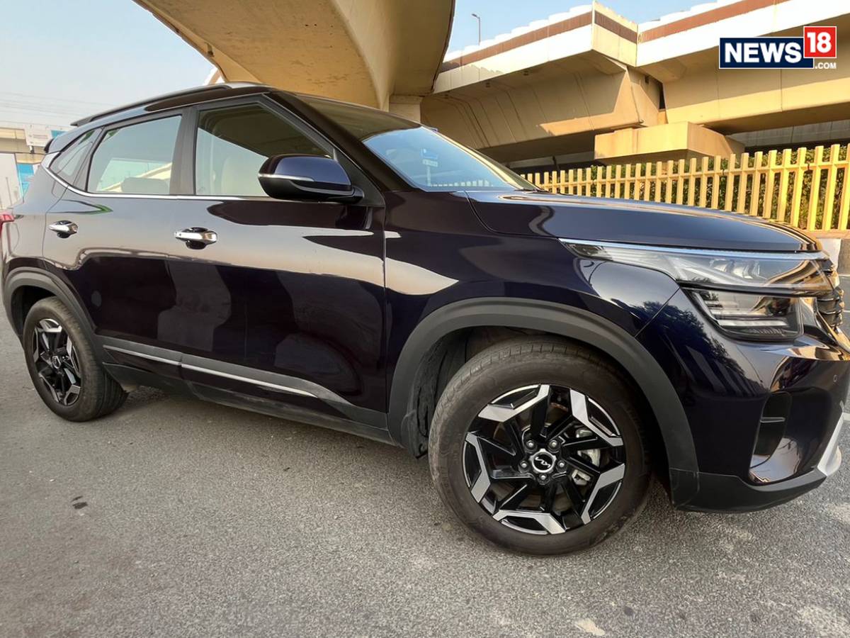 Kia Seltos Facelift HTX Plus IMT in Pics: See Design, Interior ...