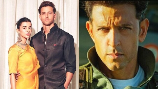Saba Azad Reacts to Beau Hrithik Roshan’s Fighter Poster as Squadron ...
