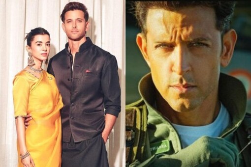 Saba Azad Reacts to Beau Hrithik Roshan’s Fighter Poster as Squadron ...
