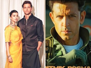 Saba Azad Reacts to Beau Hrithik Roshan’s Fighter Poster as Squadron ...