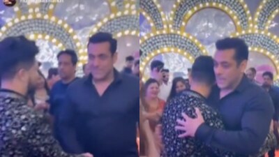 Salman Khan Attends Choreographer Mudassar Khan's Wedding, Video Goes ...