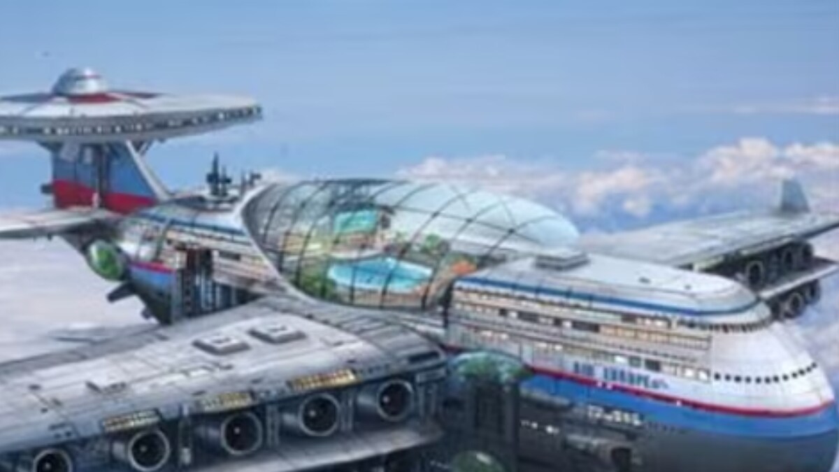 CGI Clip Of Futuristic Nuclear-powered Sky Cruise That Will Float In ...