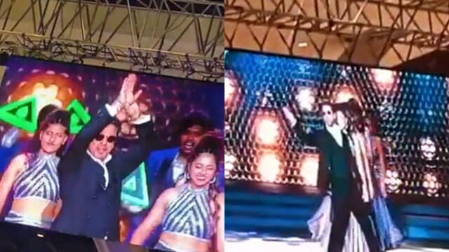 Shah Rukh Khan Sets Umang 2023 Stage on Fire; Dances on Jhoome Jo Pathaan, Delivers Lines From ...
