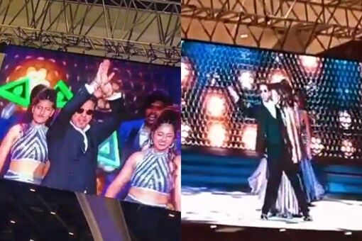 Shah Rukh Khan Sets Umang 2023 Stage on Fire; Dances on Jhoome Jo Pathaan, Delivers Lines From ...