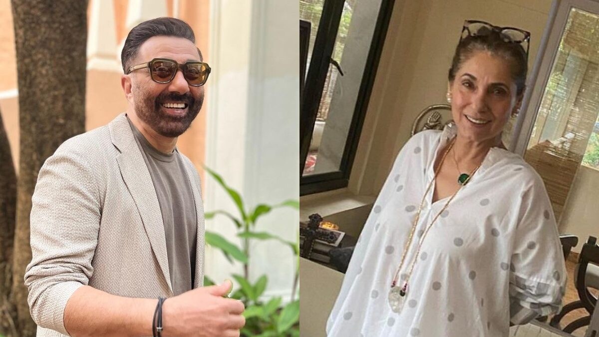 Sunny Deol, Dimple Kapadia Get Clicked Exiting Eye Clinic In Mumbai ...