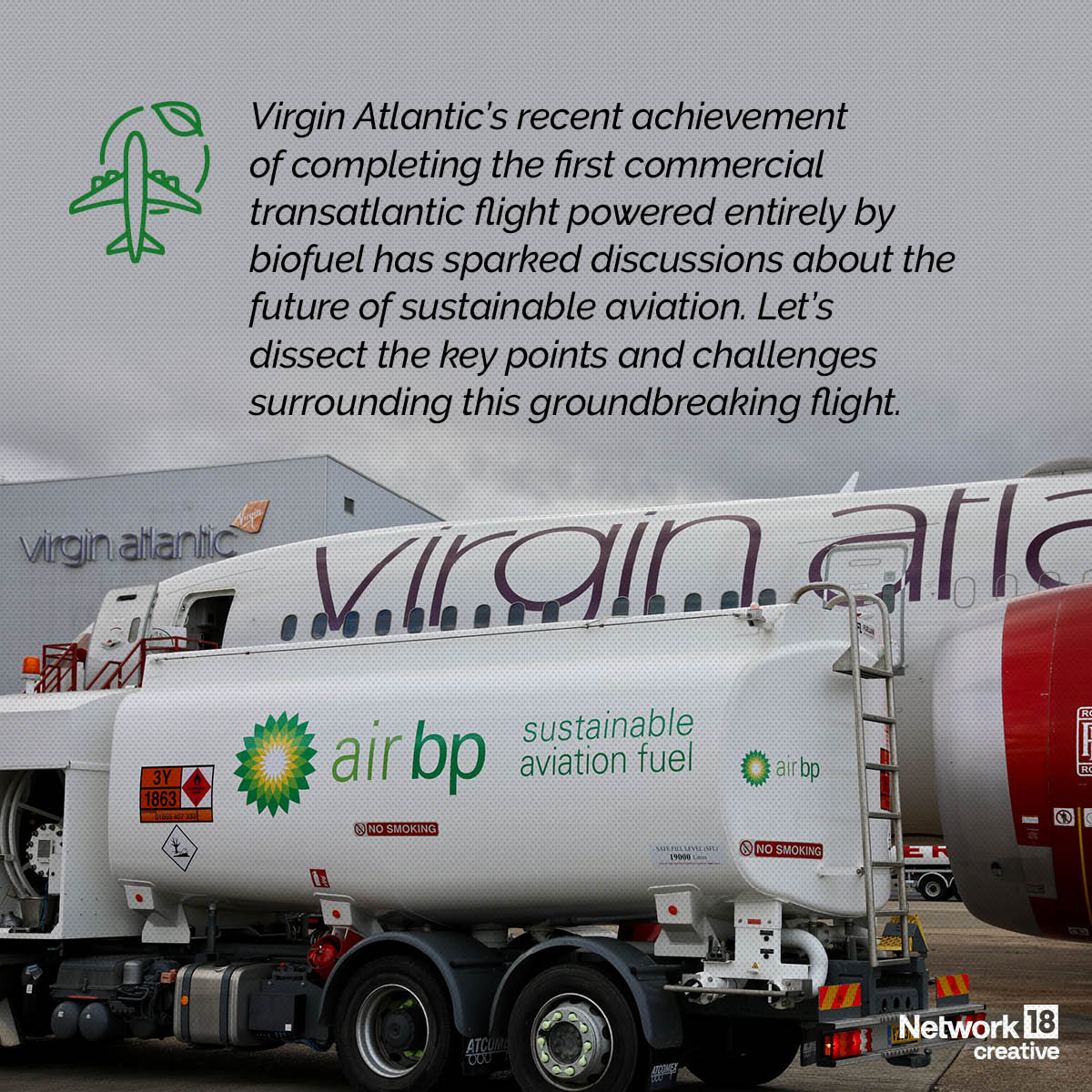 Virgin Atlantic's Biofuel Powered Transatlantic Flight in Pics