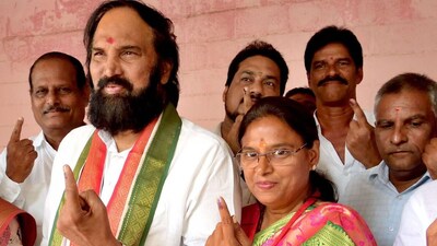 Telangana Congress’s ‘Couple Goals’ Met: Uttam Kumar Reddy, Wife ...