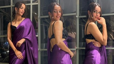 Sexy! Triptii Dimri STUNS All With Her Bold Saree Look, Fans Cheer ...
