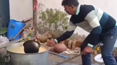 BRB, Busy Laughing At This Man's Cooking Trick Inside Tent | Viral News ...