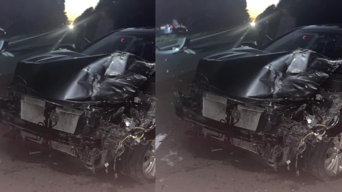 Man Shares Spine-Chilling Image Of 'Ghostly' Figure Next To His Damaged ...