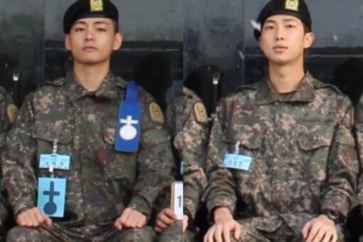 BTS Stars RM And V's First Picture From Military Goes Viral; ARMY Is ...