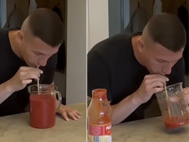 Watch: Man Drinks 1 Litre Tomato Sauce To Set Guinness World Record ...