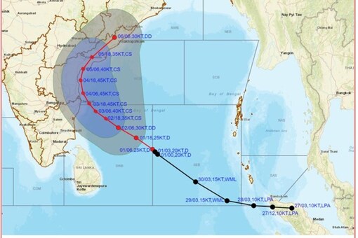 Cyclone 'Michaung' to Hit Tamil Nadu, Andhra Pradesh Coastline by Dec 4 | All You Need to Know ...