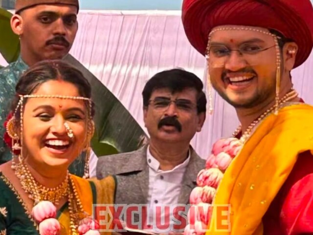Marathi Actor Mugdha Vaishampayan Gets Hitched To Prathamesh Laghate In Traditional Style - News18