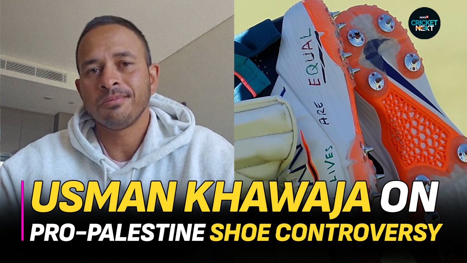 Usman Khawaja to challenge ban on Gaza message shoes | AUS vs PAK Test ...