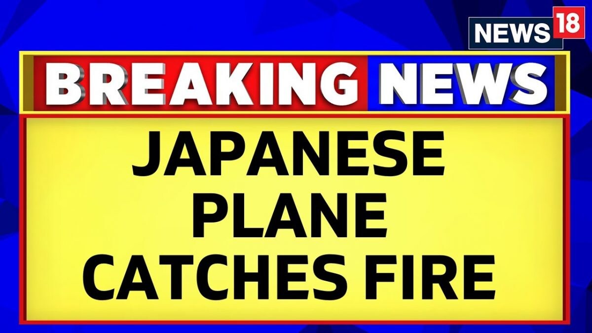 Japan Aircraft Catches Fire after Colliding with Coast Guard Plane At ...