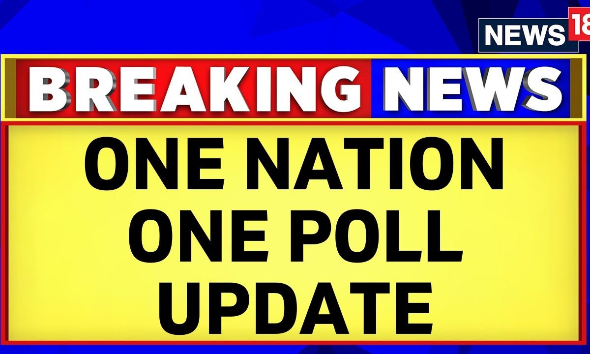 One Nation One Poll | High Level Panel Meeting To Be Headed By The ...