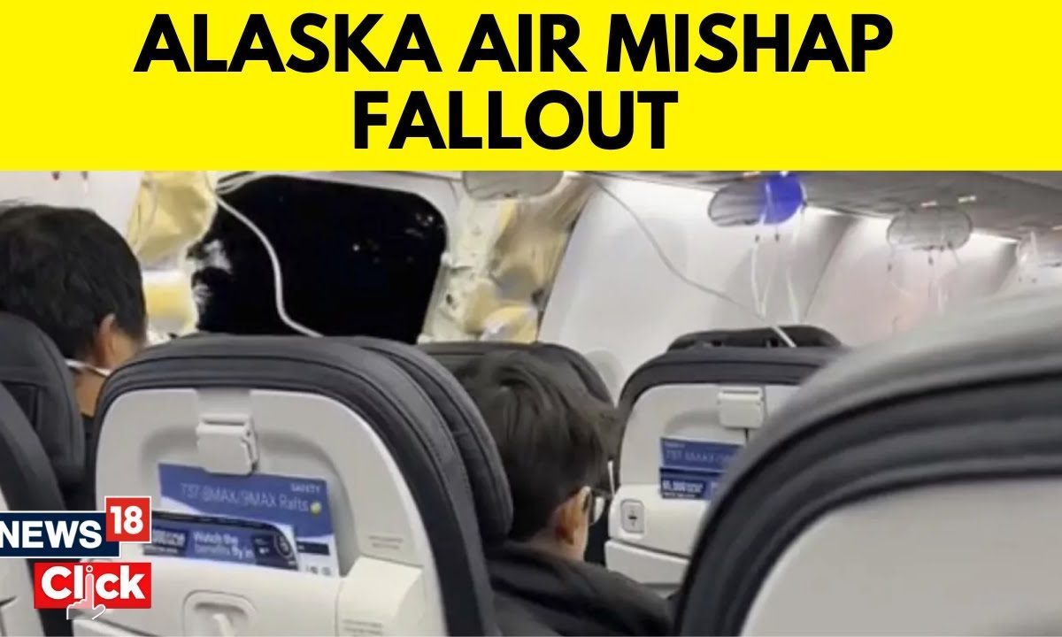 Alaska Airlines Boeing 737-9 Jet Makes Emergency Landing After Window Blows Out | USA News ...