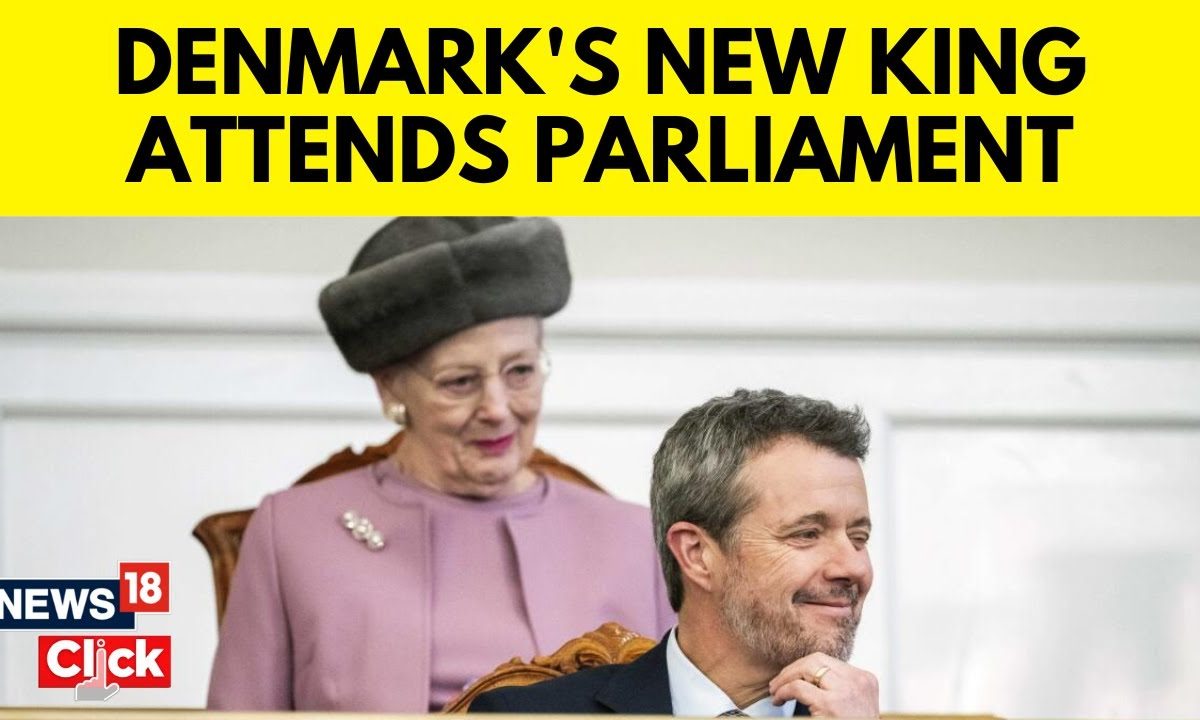 Denmark's Royal Family | Denmark's New King Attends Parliament After ...