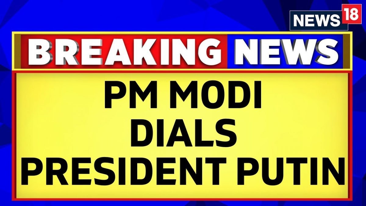 PM Modi Dials Russian President Putin Live | Modi Putin Meet | PM Modi ...