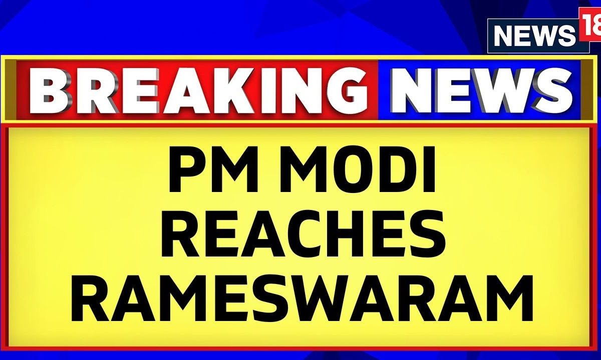 PM Modi News Today | PM Modi Reaches Rameswaram | PM On South Tour ...