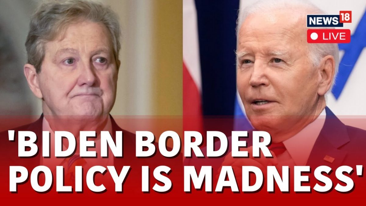 LIVE: Senator John Kennedy Fumes: Biden’s Open Border Helps Cartels And ...