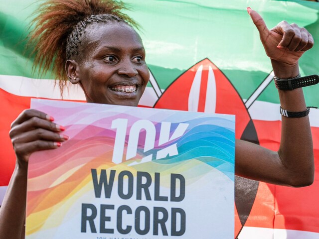 Kenya's Agnes Ngetich Breaks World 10km Record in Valencia - News18