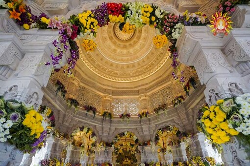 Stunning Photos Capture Ayodhya's Grand Ram Temple, Colourful ...