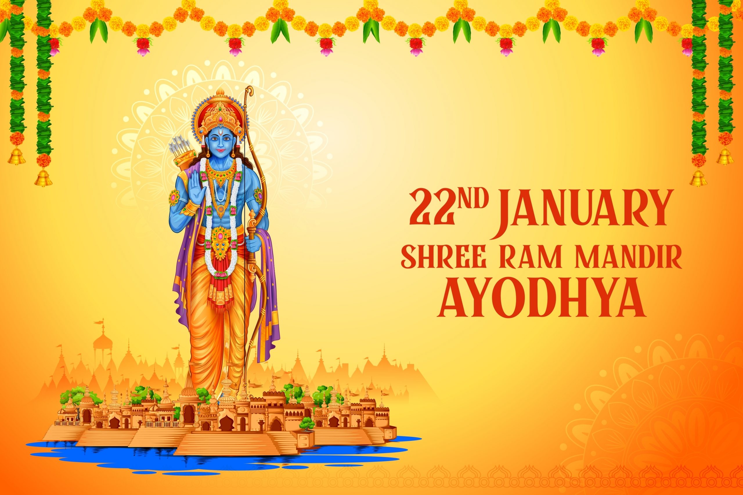 Ayodhya Ram Mandir Pran Pratishtha Wishes Messages Quotes Status