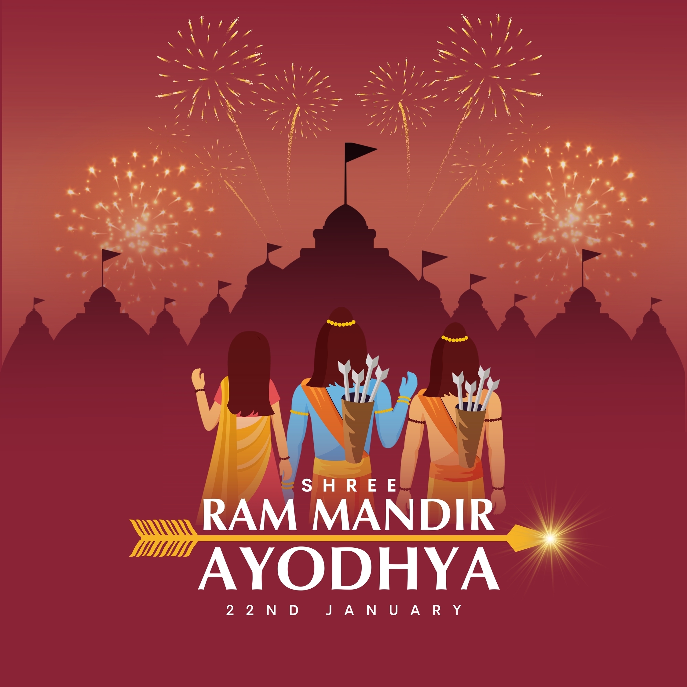 Ayodhya Ram Mandir Pran Pratishtha Wishes Messages Quotes Status