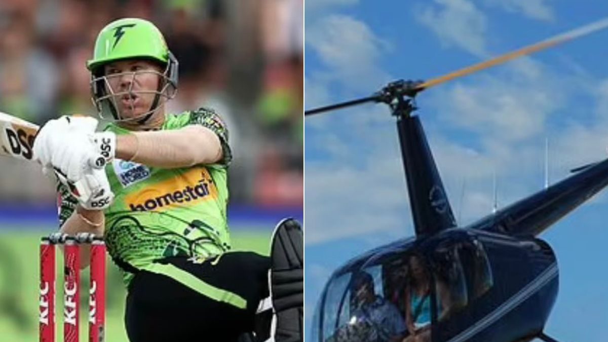 David Warner Set to Make Bollywood Style Entry, Will Reach at the SCG Via Chopper for BBL Game ...