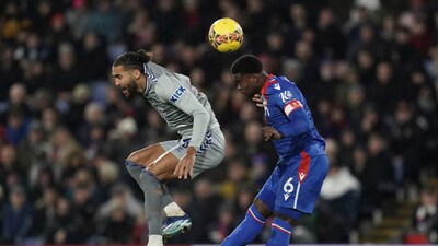 FA Cup: Dominic Calvert-Lewin Sent Off as Everton Hold Crystal Palace ...