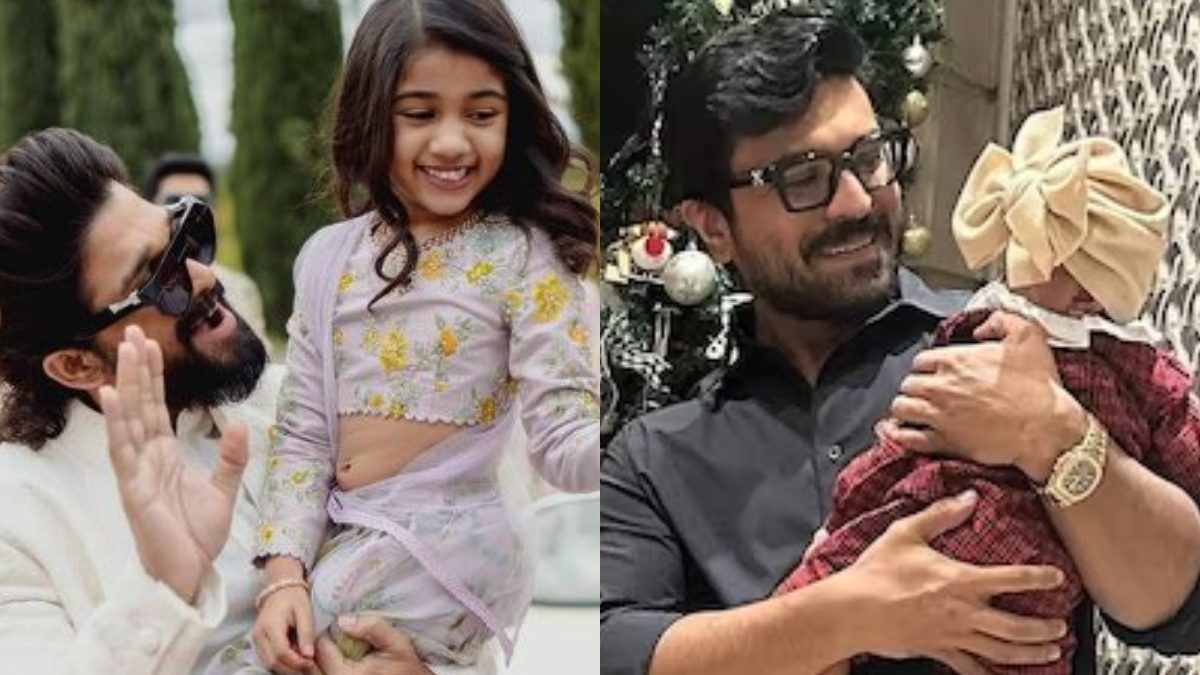 Allu Arjun's Daughter Allu Arha Grooves To Srivalli With Ram Charan's ...