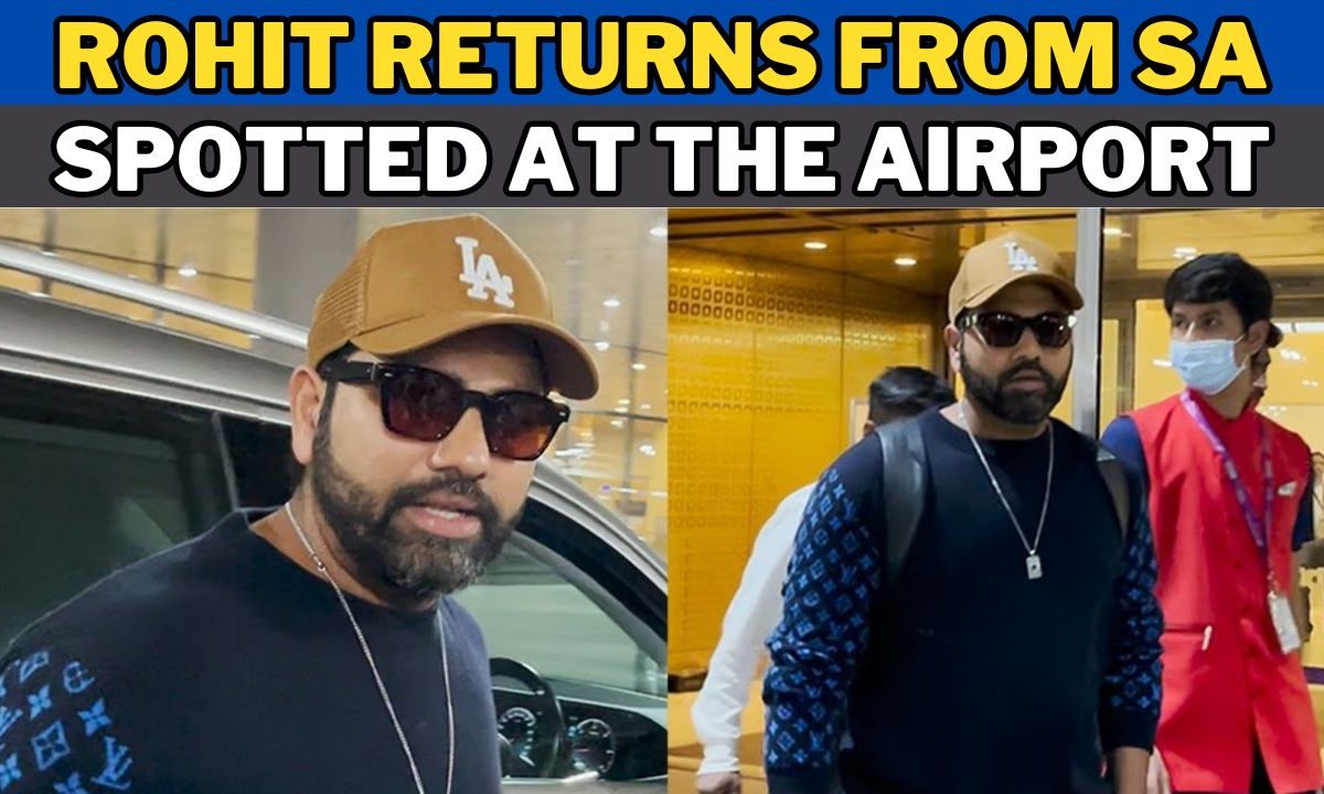 Rohit Sharma Poses With Fans Upon Returning To India After Historic ...