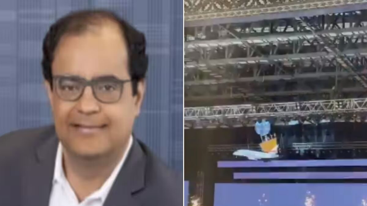 On Cam | Moment When Iron Stage Falls Mid-air During Aerial Show Killing 56-yr-old Indian CEO ...