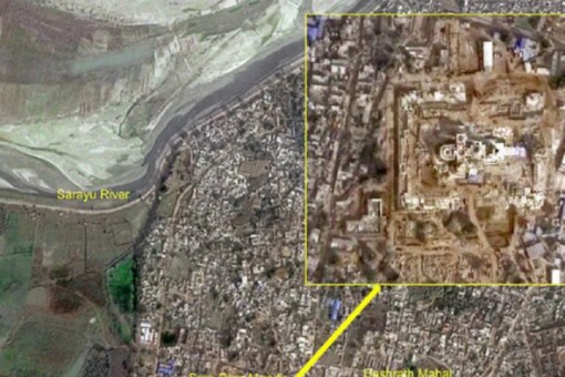 This Is How Ayodhya Ram Mandir Looks From Space | Indian Satellite ...