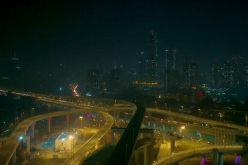 WATCH | Riveting Visuals of Atal Setu in Night Shows MTHL Bathed in ...