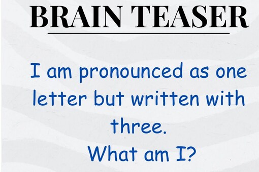 'Pronounced As One Letter, Written With Three': Can You Solve This ...