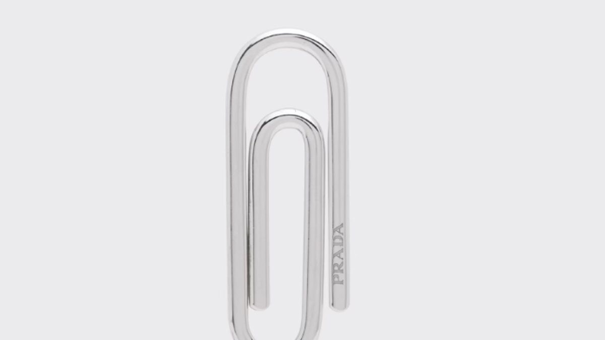 This Prada Silver Paperclip Costs Rs 33,540 And We Are Not Joking - News18
